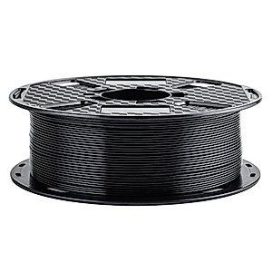 HZST3D 3D Printer Black PETG Filament 1.75mm 1KG 3D Material Printing Filament (Black)