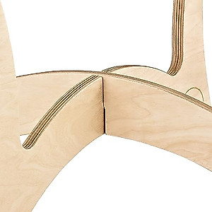 Handpan Stand for Seated Position, Baltic Birch Wood — MADE IN EUROPE — for Meditation, Sound Healing Therapy and Yoga, 2-YEAR WARRANTY