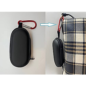 FIVO Portable Charger Power Bank 2600mAh Battery Pack 5V 1A with USB Cable, Carrying Hard case and Hook for iPhone, Samsung Galaxy and More (2 Pack)