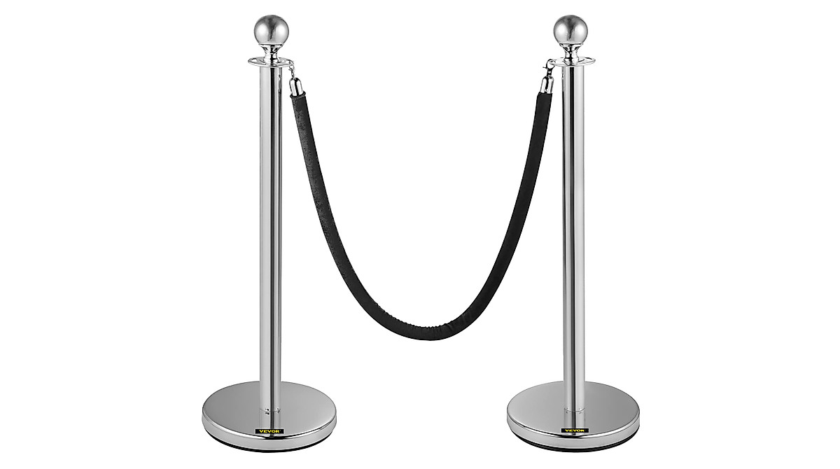VEVOR Velvet Ropes & Posts for Crowd Control