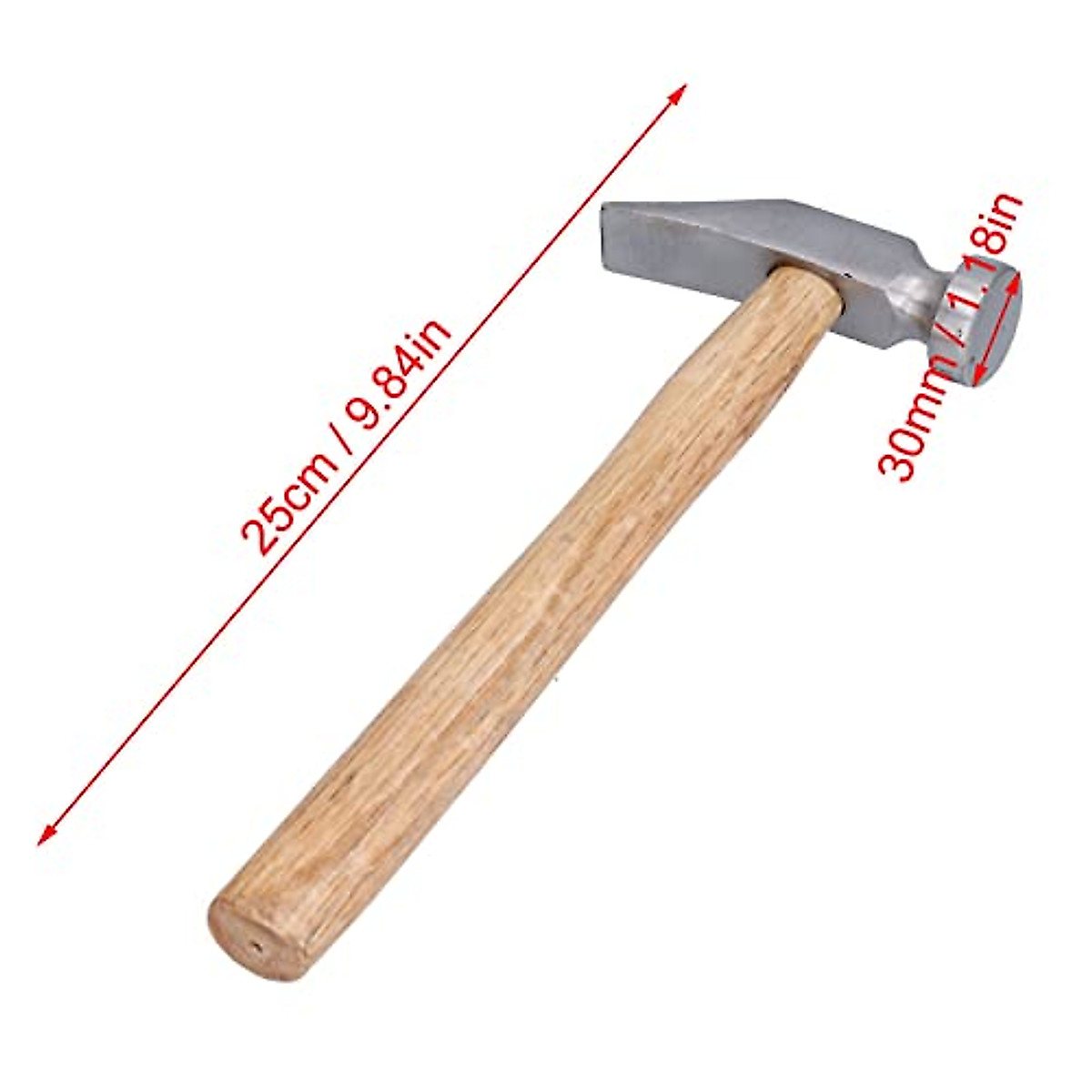 Wood Handle Hammer Shoe Upper Hammer Repairing Making Shoe Tool All Steel Handicraft Hammer