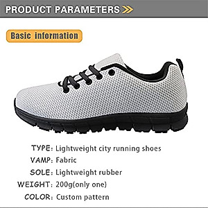 Forchrinse Halloween Cat Pumpkin Men’s and Women’s Running Shoes Halloween Walking Shoes Mesh Soft Athletic Sneaker Lightweight