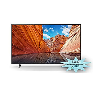 Sony KD55X80J 55" 4K High Dynamic Range Smart TV with an Additional 4 Year Coverage by Epic Protect (2021)(Used)