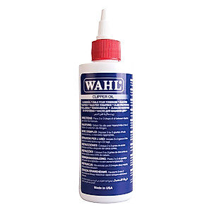 Wahl Clipper Oil, Blade Oil for Hair Clippers, Beard Trimmers and Shavers, Lubricating Oils for Clippers, Maintenance for Blades, Suitable for Hair Clipper and Trimmer Blades,Reduces Friction,118.3 ml