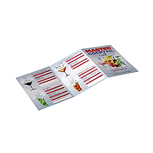 24 oz Cocktail Shaker Bartender Set, Stainless Steel Martini Shaker with Built-in Bartender Strainer & Popular Cocktail Recipes Booklet, Professional Bartender Tool for Home or Bar