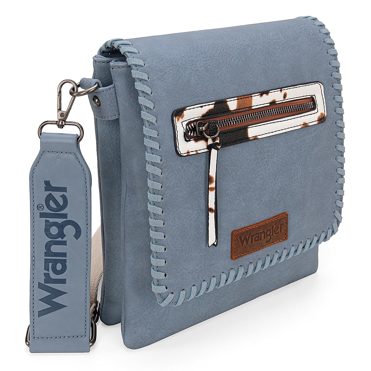 Wrangler Crossbody Bags for Women Satchel Purse Medium Shoulder Handbags with Detachable Guitar Straps,WG72-9360PK