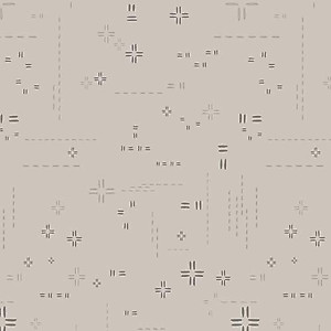 Art Gallery Fabrics Art Gallery Decostitch Elements Porcini Fabric, Grey