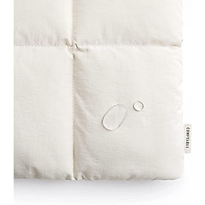 Comfyable Puffy Laptop Sleeve 13 Inch 14 Inch, Quilted Puffer Carrying for Women, Pillow Case Compatible for MacBook Air M2 M1, MacBook Pro 13 Inch 14 Inch, 13 in 14 in Cover, Rice