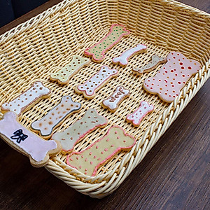 Dog Bone/Dog Biscuit Cookie Cutters for Homemade Treats, 6 PCS set Boxed package. 5." 4" 3.5" 2", 4.8" 3" stainless steel