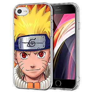 SMAIGE Case Compatible with iPhone 8 iPhone 7 iPhone SE 2020 SE 2022, Shock-Absorption Bumper Cover, Anti-Scratch Case -Anime Design for Kids Teens Girls Boys