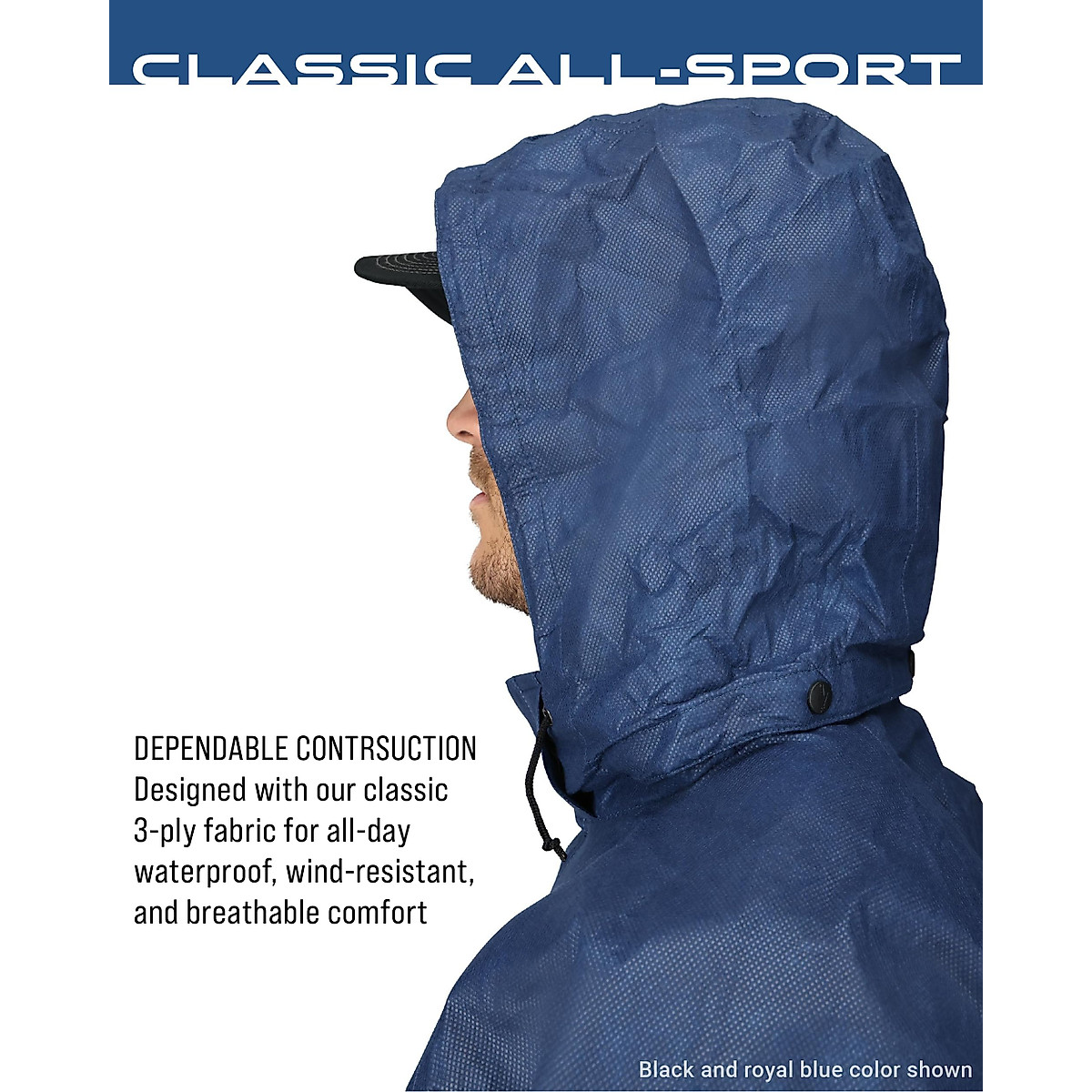 FROGG TOGGS Men's Standard Classic All-Sport Waterproof Breathable Rain Suit, Dark Green/Black, X-Large