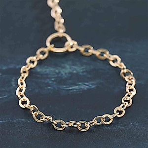 Olbye Finger Ring Bracelet Gold Slave Bracelet Hand Chain Ring Link Bracelet Everyday Jewelry for Women