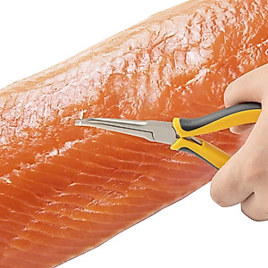 Fish Bone Pliers Tweezers Kit for All Kind of Fish Stainless Steel Fish Deboning Tools 2pcs