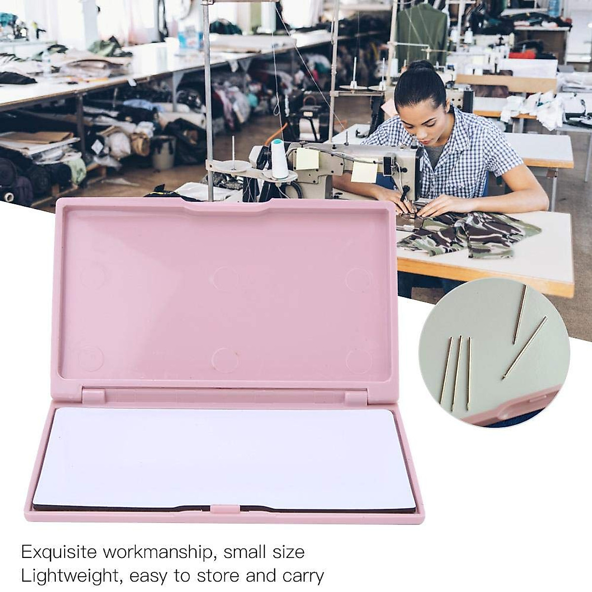 Magnetic Needle Organizer, Sewing Needle Holder, Safe Smooth Magnetic Needle Organizer, Needle Case, Durable Not Easily Break Embroidery for Sewing