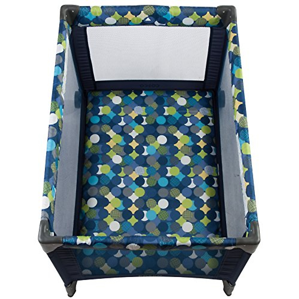 Cosco Funsport Compact Portable Playard, Lightweight, Easy Set up, Foldable Baby Playpen with Carry Bag, Comet