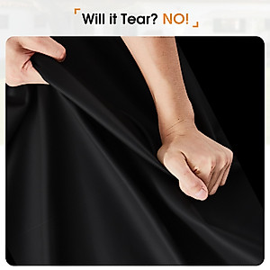 POMER Fire Pit Cover, 30 Inch Square Firepit Covers for 28-30 Inch Gas Fire Table Waterproof Outdoor Fireplace Cover - 30x30x25 inch