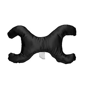 "SAVE MY FACE!" PILLOW THE ORIGINAL ANTI-WRINKLE PILLOWETTE "Just The Pillow (Satin Black)