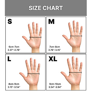 ChinFun Archery Gloves Leather Practice Shooting Hunting Three Finger Archery Protective Gear Accessories for Youth Adult Beginner Black S