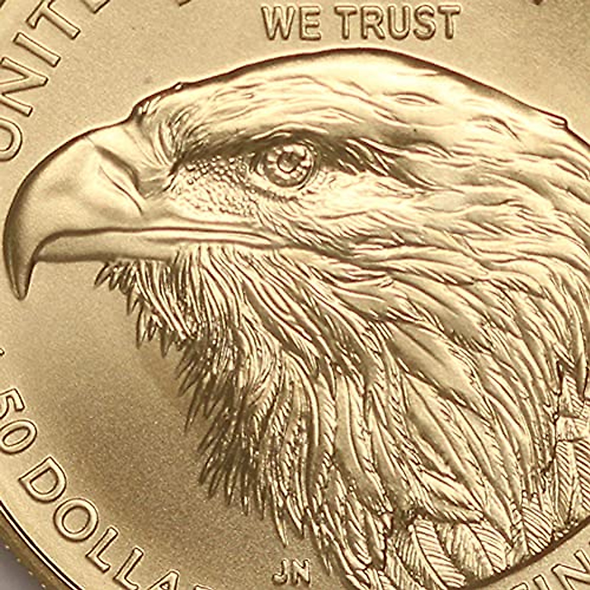 1986 - Present (Random Year) 1 oz American Gold Eagle Coin Gem Uncirculated (Type 1 or Type 2) GEMUNC $50 PCGS