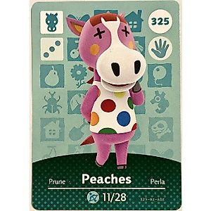 Peaches - Nintendo Animal Crossing Happy Home Designer Series 4 Amiibo Card - 325