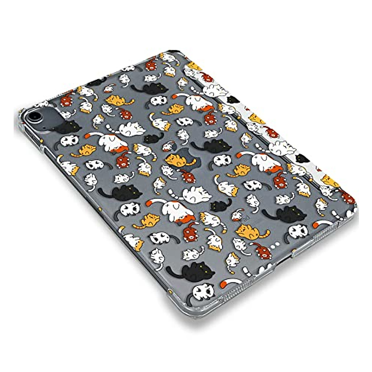 Cute Cats Animal Kawaii Kitten case Compatible with iPad Mini Air Pro 7.9 8.3 9.7 10.2 10.9 11 12.9 inch Pattern Cover New 2022 2021 Trifold Stand 3 4 5 6 7 8 9 Generation 420 (10.2" 7/8/9 gen)