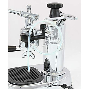 La Pavoni EPC-8 Europiccola 8-Cup Lever Style Espresso Machine, Chrome,Silver