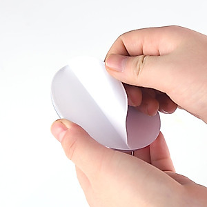 DECORA 500 Pieces 25mm Plastic Wiggle Eyes Self-adhesive Googly Eyes for Scrapbooking DIY Crafts Doll Masking Supply