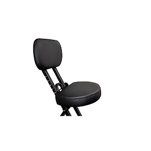 Libedor Height Sit Stand Stool Bench Standing aid Frame Colour Silver & Black Loads up to 300 Lbs