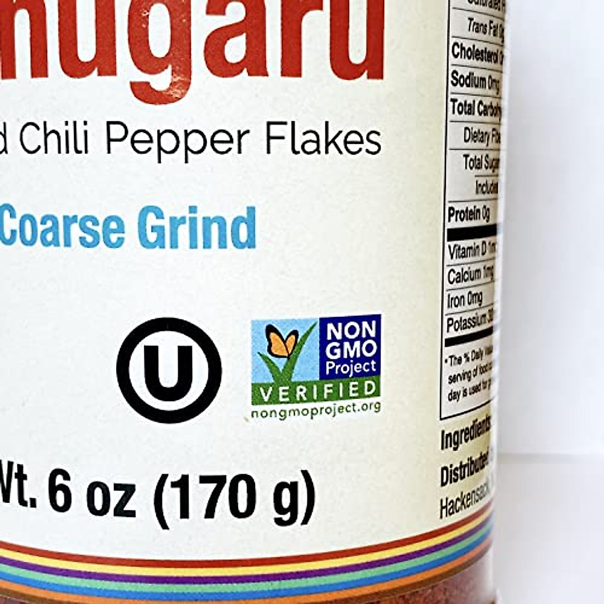 Non-GMO, Gochugaru, Kosher, Gluten Free, No additives, Korean Red Pepper Powder Flakes, Coarse Grind 6 OZ by Crazy Korean Cooking