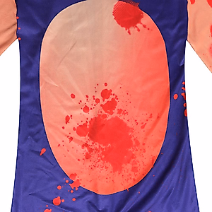 Quenny Halloween sonic dress up costume,cartoon sonic performance cosplay costumes. (Sonic Costume, Medium(6-7Y))