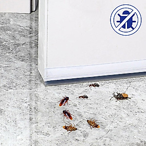 Weather Stripping Door Seal Strip, Ablink Adhesive Door Sealing Strip for Doors and Windows Gaps, Silicone Door Sealing Sticker Door Draft Stopper, 25mm