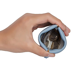 Travelambo Womens Multi Card Case Wallet & Leather Squeeze Coin Purse