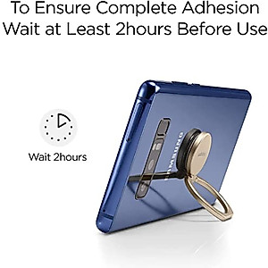 Spigen Style Ring 360 Cell Phone Ring/Phone Grip/Stand/Holder for All Phones and Tablets Compatible with Magnetic Car Mount - Champagne Gold