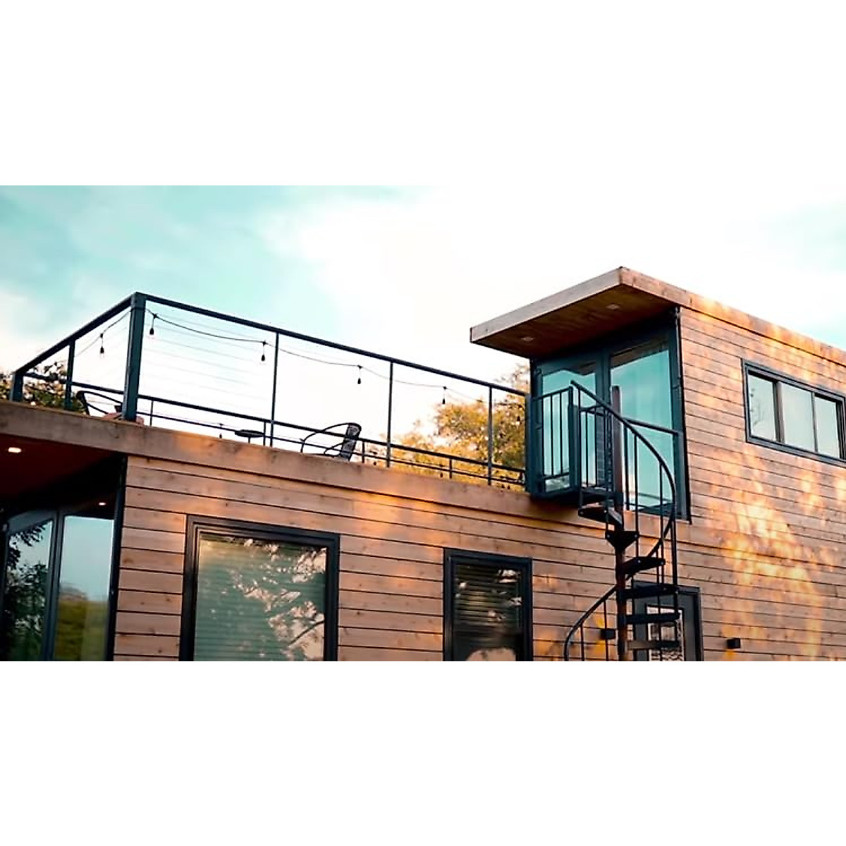 EMONIA 20ft x 10ft 3 Room Prefab Container House Luxury Tiny Homes to Live in for Adults Mini Mobile Modular Guest Homes kit