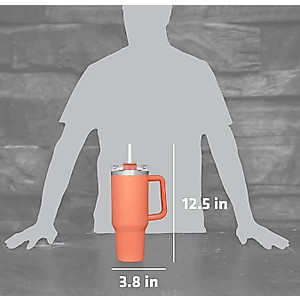 Cozy Cup Kardashian Pink Tye Dye 40oz Tumbler With Handle Straw & Lid Reusable Insulated Stainless Steel Travel Water Bottle Gifts For Her Gift For Him Limited Edition Limited Release