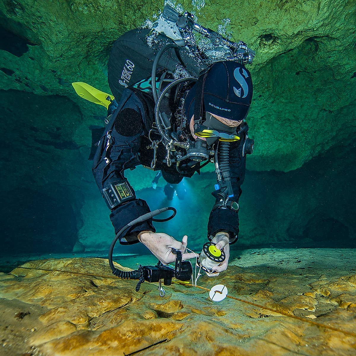 Scubapro S-Tek Spinner Spool Color Kit, Yellow