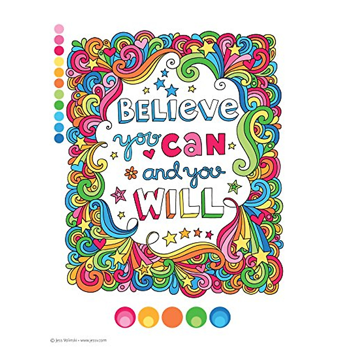 Notebook Doodles Go Girl!: Coloring & Activity Book (Design Originals) 30 Inspiring Designs; Beginner-Friendly Empowering Art Activities for Tweens, on High-Quality Extra-Thick Perforated Paper