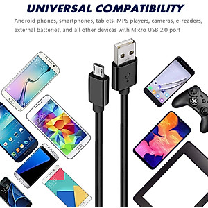 Master Cables Micro USB Programming & Charging Cable for LOGITECH Harmony Remote Controls