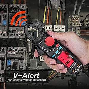 ACM92 Mini Clamp Meter AC DC Current 100 Amp Auto Range Digital Multimeter Frequency Tester Non-Contact Voltage Detection