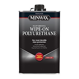 qt Minwax 60900 Clear Wipe-On Poly Oil-Based Polyurethane Finish, Warm Gloss