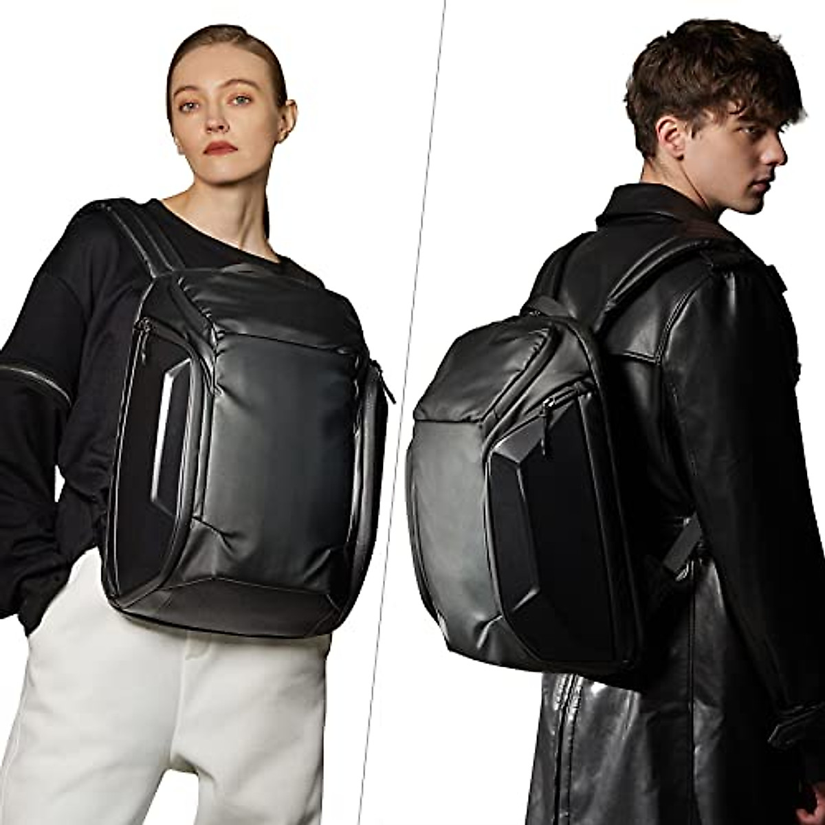 TAJEZZO Laptop Backpack Fit 15.6 Inch Notebook with USB Charging Port Durable 20L Travel Backpack Business Daypack