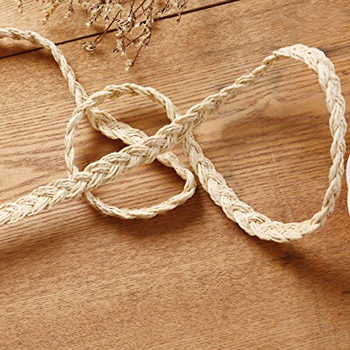 Qoyntuer Woven Straw Messenger Knitted Bag,straw Shoulder Bag Women's Handwoven Crossbody Handbag Cotton Crochet Shoulder Purse Handmade Flower Beach Storage Bag Summer Beach Shoulder Handbag (Beige)