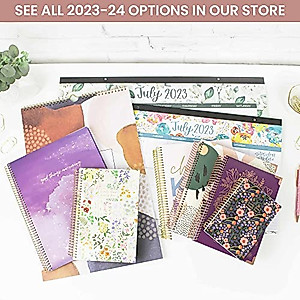 bloom daily planners 2023-2024 Pocket Planner - 4” x 6” - (July 2023 - July 2024) - MINI Weekly/Monthly Agenda Organizer & Calendar Book - Boho Greenery