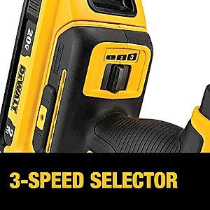DEWALT 20V MAX XR Multi-Tool Kit, Oscillating Tool, 6-Speed, Quick Blade Change for Multi-Tool Needs, Cordless (DCS356D1)