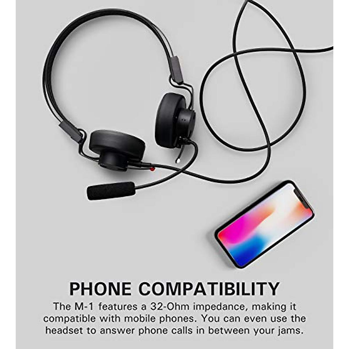 Teenage Engineering M-1 on-Ear Headset for OP-Z Synthesizer and Daisy Chain Headphones