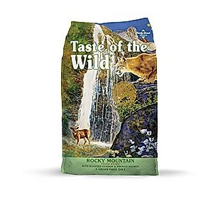 Taste of the Wild Rocky Mountain. Dry Cat Food. 5 LB Roasted Venison & Smoked Salmon. Fast Delivery!!!