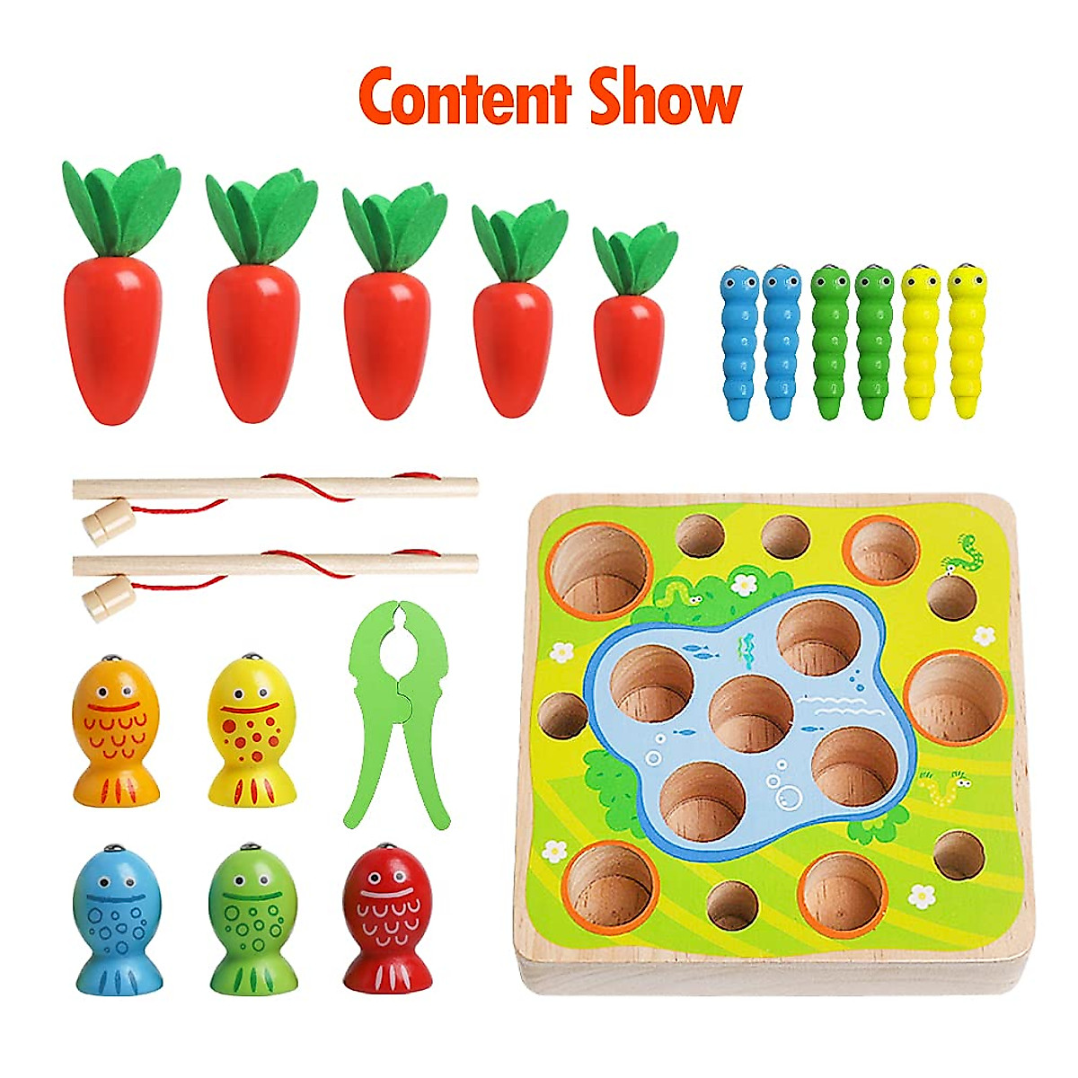 Skrtuan Wooden Toys Carrot Harvest