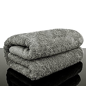 BC BARE COTTON Luxury Hotel & Spa Towel Turkish Cotton Oversized Bath Sheets - Gray - (40x80 inches, Set of 1)