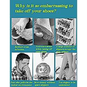 Shoe Covers Disposable Non Slip-300Pack (150 Pairs) TOOSOFt Booties for Shoes Covers- CPE Disposable Shoe Covers Water Resistant, Durable,One Size Fits Most Shoe Covers for Boots