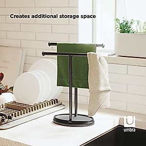 Umbra Shift Palm Towel Tree, Black